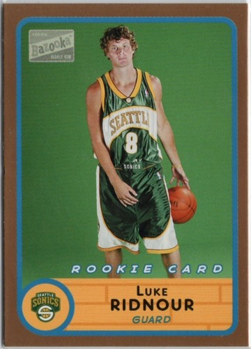 2003-04 Topps Bazooka Gold Luke Ridnour Rookie Card #264 | eBay