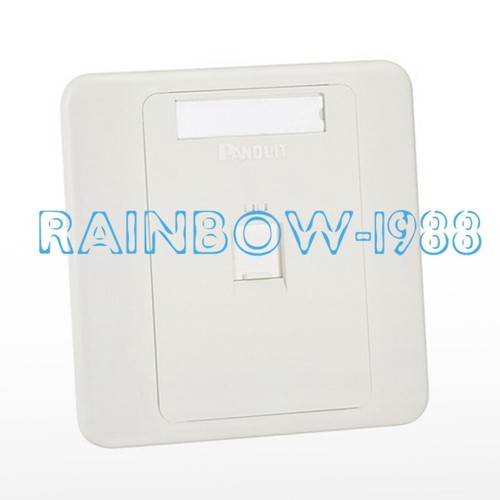 10PC FOR Panduit Single port panel CFPL86F1SAW flat mouth with dust ...