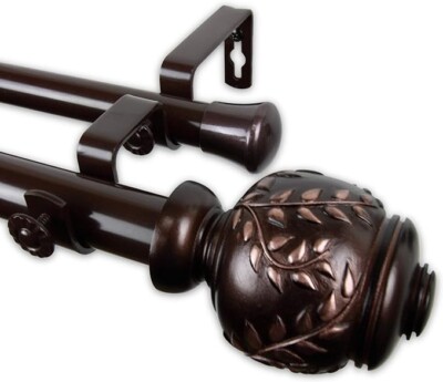 Bronze Double Curtain Rods for sale | eBay
