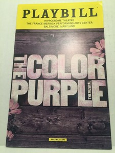 The Color Purple Playbill for sale | eBay