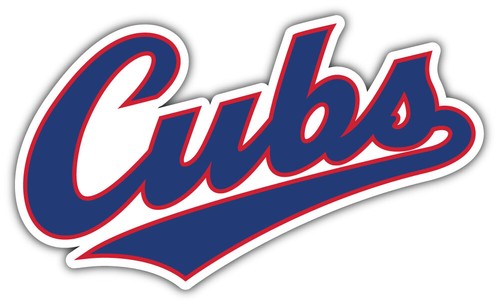 Chicago Cubs MLB Baseball Sport Logo Car Bumper Sticker Decal ''SIZES ...