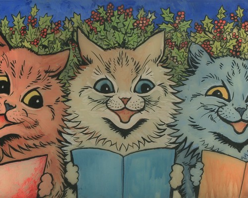 Louis Wain 8X10 Photo Picture Image British artist comic kittens cats ...