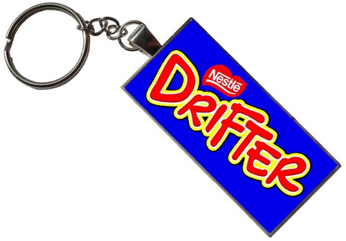drifter chocolate bar caramel wafer keyring keychain sweets candy | eBay UK
