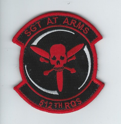 512th RESCUE SQUADRON "SGT AT ARMS" MORALE patch | eBay