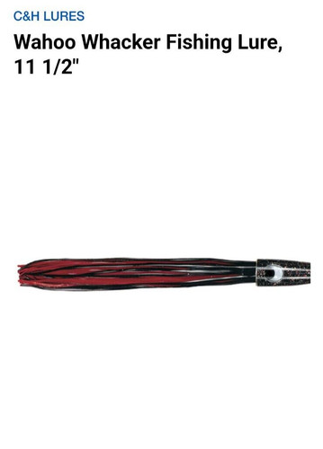 C&H WAHOO WACKER LURE, BLACK/RED CH-WRCC-19 (CAB RIG) | eBay