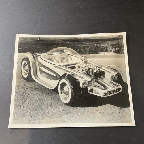 Ed Big Daddy Roth Signed Photo Beatnik Bandit Bubble Top Custom Car ...