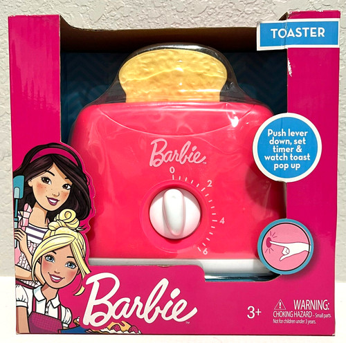 Barbie Kid's Toaster w/ Timer Pretend Play Child Size 3+ - NEW | eBay