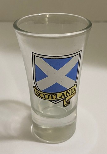 SCOTLAND SHOT GLASS, 3.5" TALL, | eBay