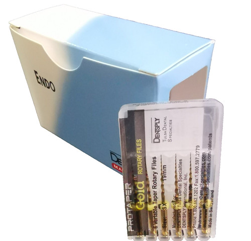 Protaper Gold Rotary Files SX 19MM Dentsply Tulsa Assorted Endodontics ...