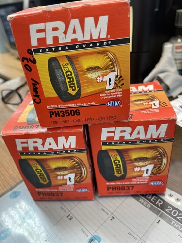 Fram PH3560 & PH3506 Extra Guard Engine Oil Filter Lot Of 3 | eBay