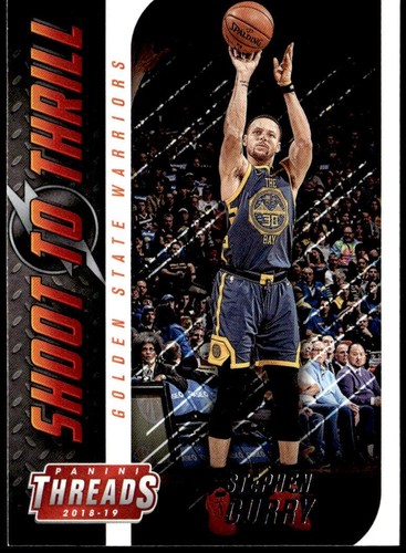 2018-19 Panini Threads #3 Stephen Curry Shoot to Thrill E1 | eBay