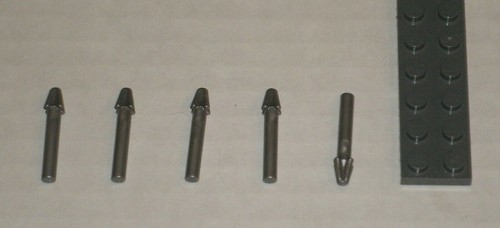 LEGO NEW Flat Silver Single Harpoon (5x) 6162578 Brick 18041 | eBay