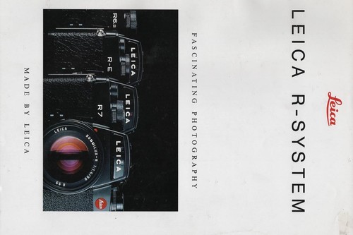 Out of print catalog LEICA R-SYSTEM catalog Japanese language Excellent ...