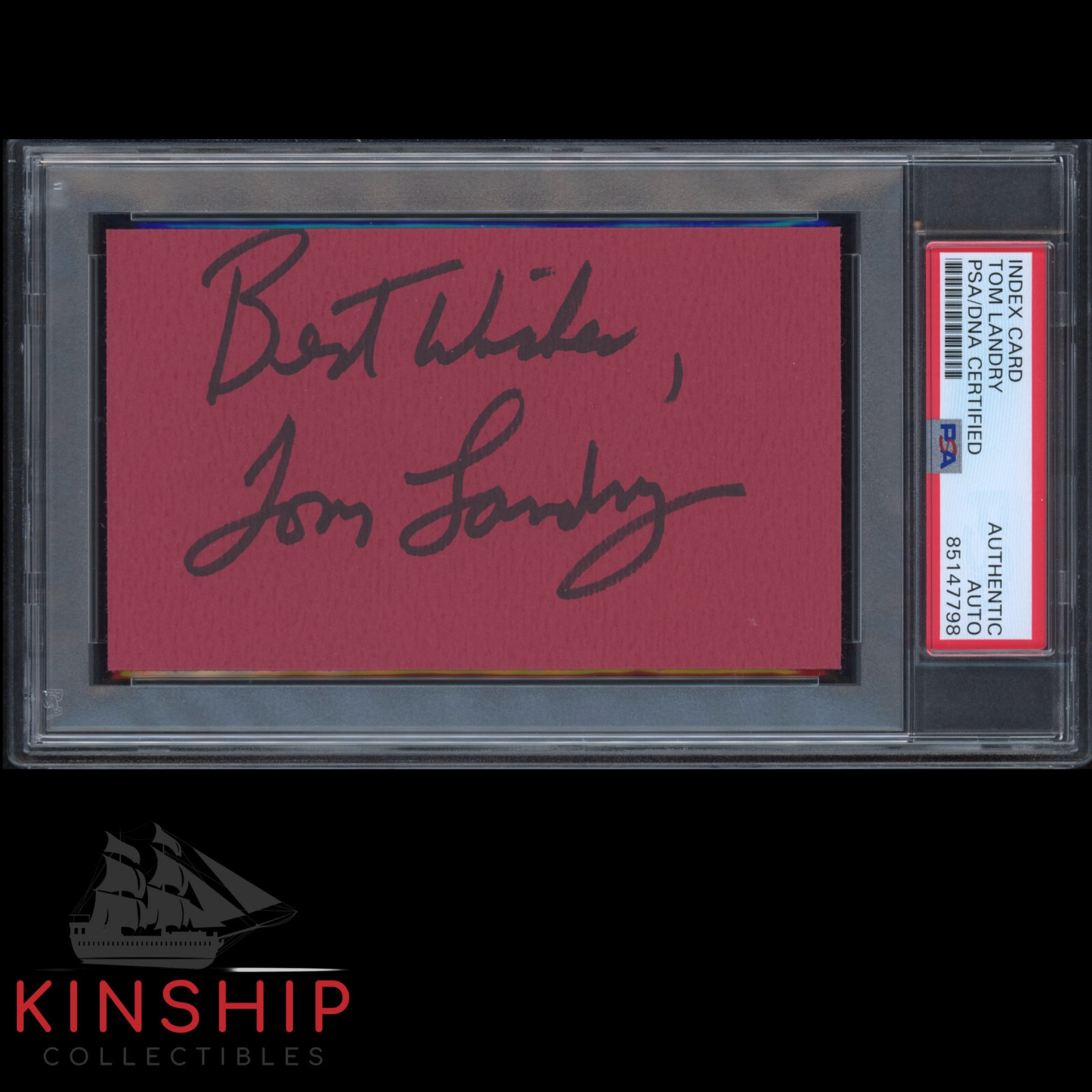 Tom Landry Autographed Memorabilia | Signed Photo, Jersey, Collectibles ...