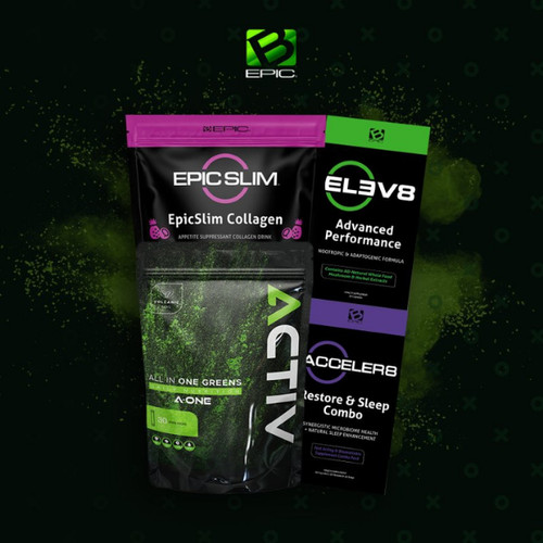 B-Epic BEpic Sampler Pack (ELEV8, ACCELER8 , Epic Slim Collagen and Activ) | eBay