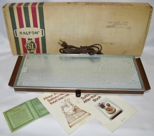 Vintage SALTON HOTRAY H-123 Chef Automatic Food Warmer Hot Plate ...