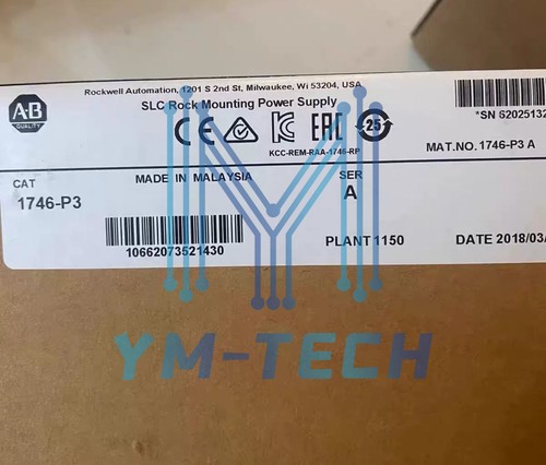 NEW Allen Bradley 1746-P3 SER A SLC 500 Power Supply Module AB 1746-P3 ...