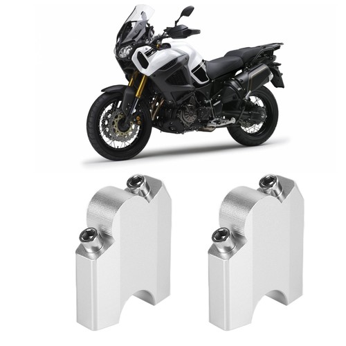 2pcs HandleBar Riser Mount Clamp Aluminum Alloy Part For XT1200Z Super ...