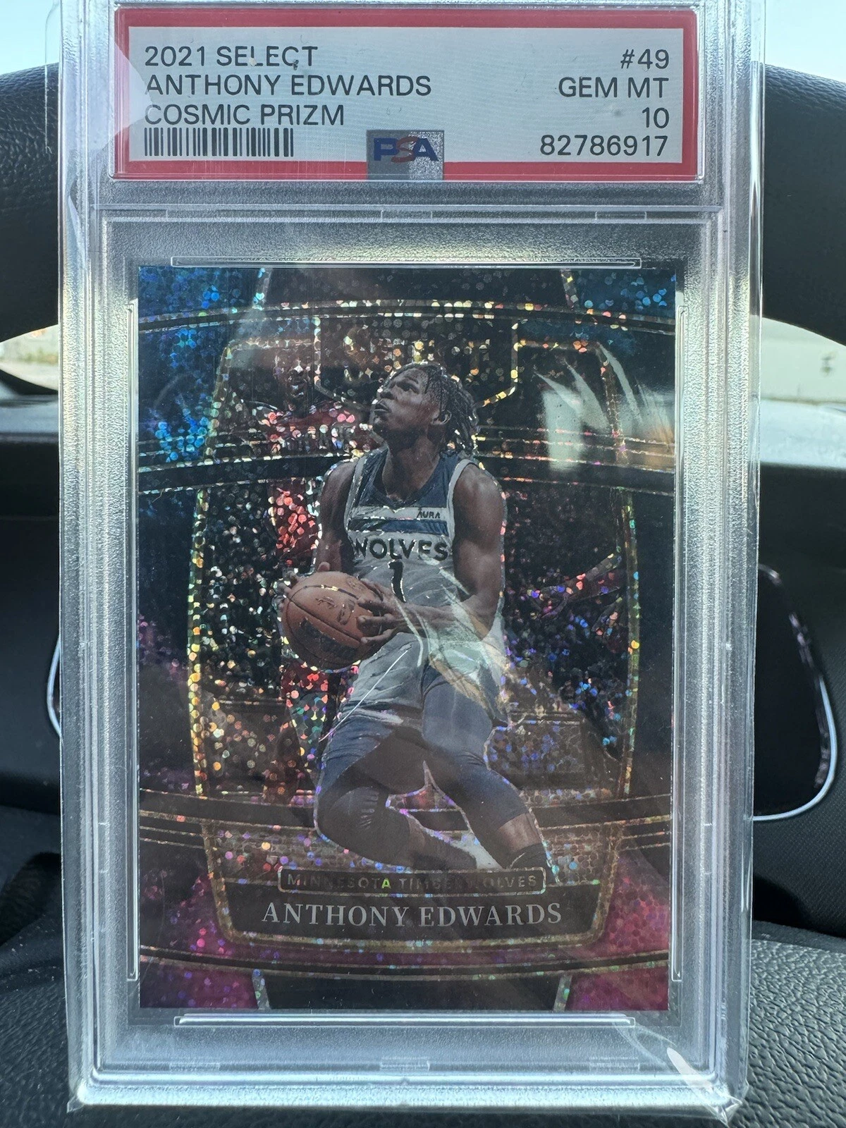 Anthony Edwards 2021 Select #49 Concourse Cosmic /(SSP) Price Guide ...