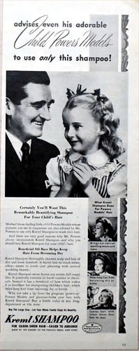 1945 Vintage Magazine Page Ad Kreml Shampoo | eBay
