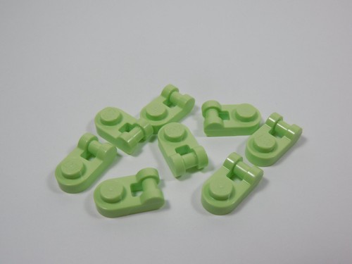 LEGO 8 Spring Yellow Greeb 1x1 Modified Plates w/ Closed Handle G12 | eBay