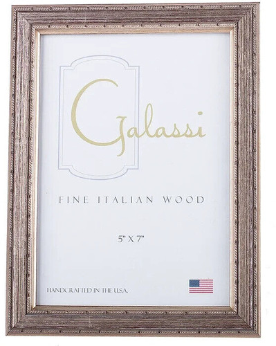 F. G. Galassi Handcrafted Fine Italian Silver w/Thin Dotted Rope 5x7 ...