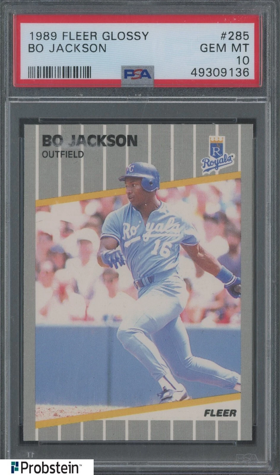 Bo Jackson 1989 Fleer #285 Glossy Price Guide - Sports Card Investor