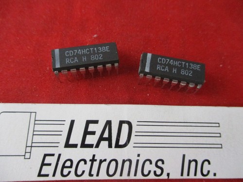 QTY2 HARRIS RCA CD74HCT138E 74HCT138N 16PIN DIP FREE SHIPPING | eBay