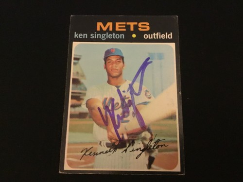 Autographed 1971 Topps Ken Singleton rookie | eBay