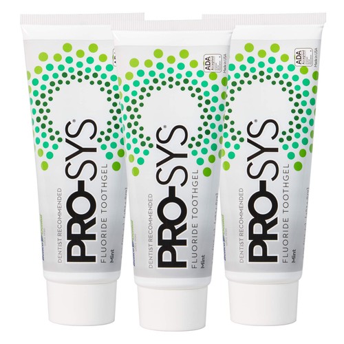 PRO-SYS® Mint Fluoride Toothpaste Gel, ADA Approved, Prevents Cavities ...