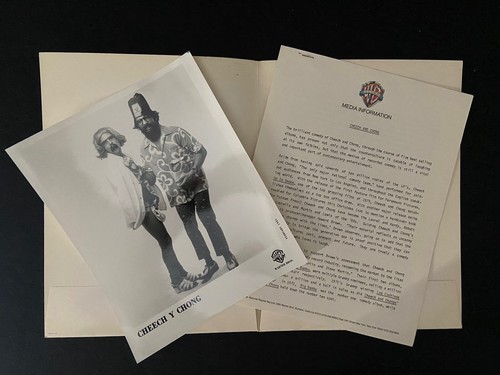 CHEECH AND CHONG 1980 LP PRESS KIT PHOTOS BIO INFO SHEETS W/FOLDER | eBay