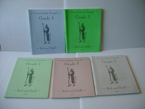 CURRICULUM SAMPLE ROD & STAFF GRADE 1,2,3,4,5 BIBLE-BASED Home School ...