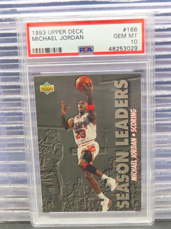 Michael Jordan 1993 Upper Deck #166 Season Leaders (Scoring) Price ...