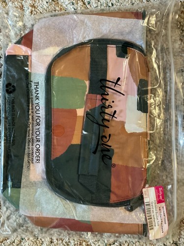 Thirty One Insulated Bucket Tote in Deco Patchwork | eBay