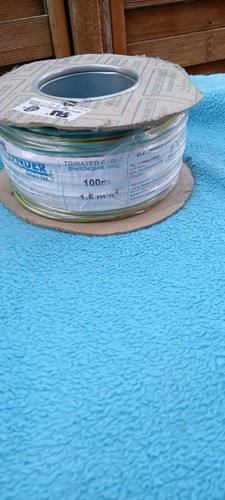 TRI Rated 1.5mm Earth Cable 100m Switch Gear Wire UL/CSA/BS | eBay