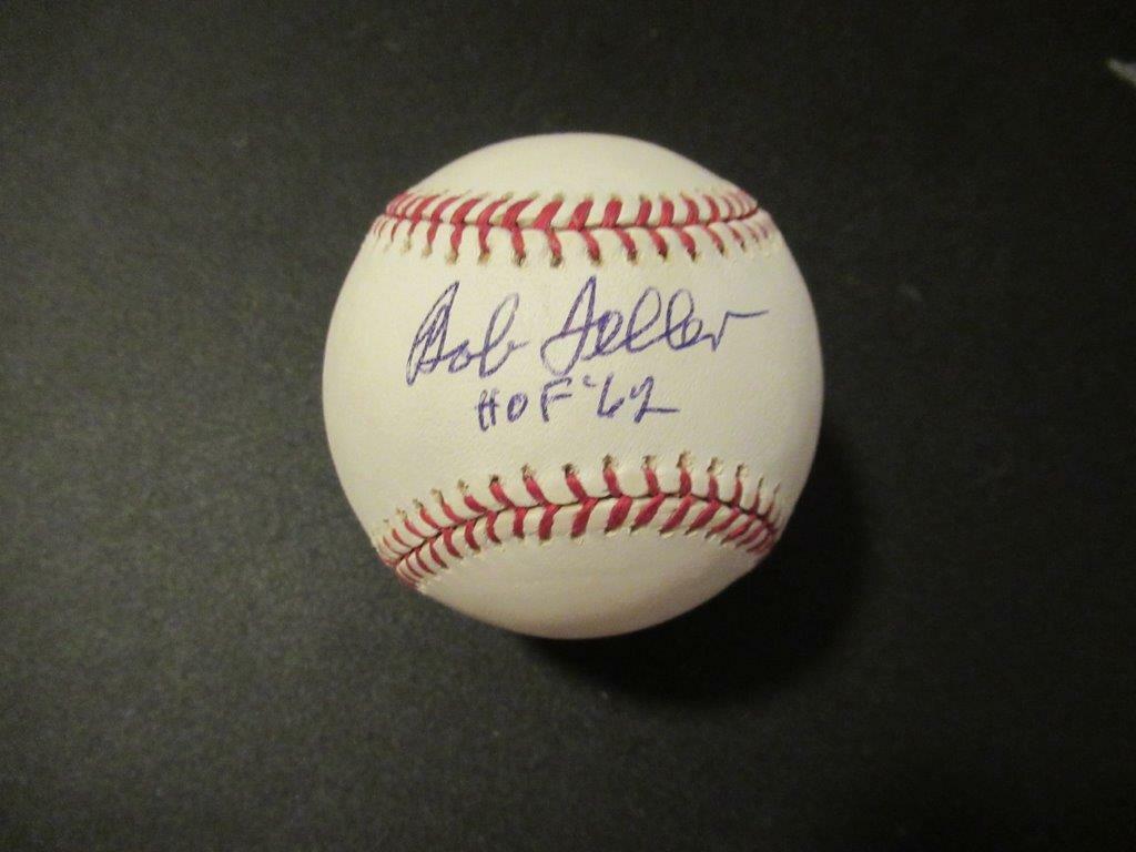 Bob Feller Autographed Memorabilia | Signed Photo, Jersey, Collectibles ...