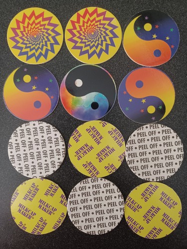 POGS (12) ZigZag, YinYang, & DIY blanks | eBay