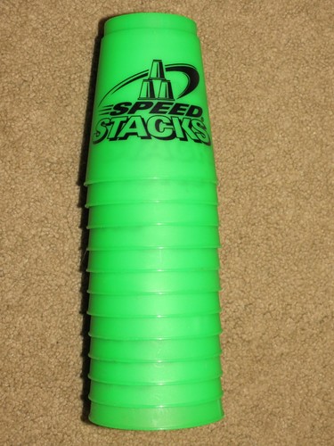 GREAT WSSA Speed Stacks - 12 competition cups + carrying bag - blue | eBay