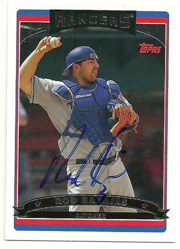 2006 Topps ROD BARAJAS Signed Card AUTOGRAPH DBACKS PIRATES RANGERS | eBay
