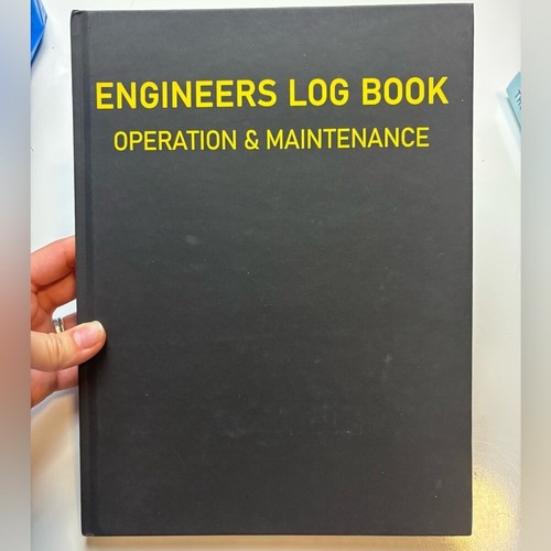 Engineers Log Book: Engineer Log Book Operation & Maintenance Daily Log ...