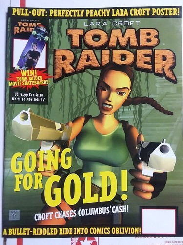 Tomb Raider Magazine (2001) #7 VF+ | Aphrodite IX | Top Cow | Titan ...