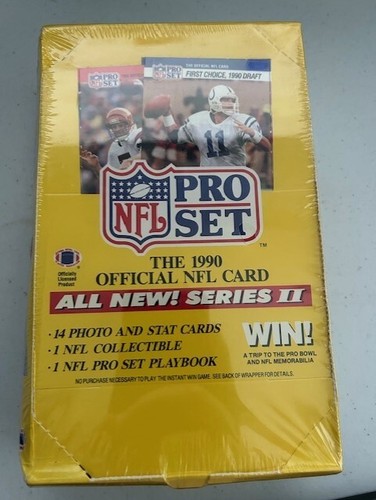1990 NFL Pro Set Series 2 Football Cards - NEW Factory Sealed Box - 36 ...