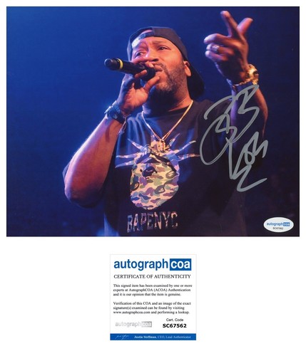 BUN B SIGNED RAPPER UGK PIMP C MDDL FNGZ 8X10 PHOTO - ACOA COA | eBay