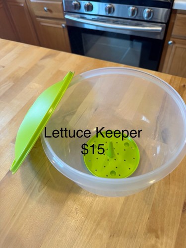 Tupperware Super Crisp It Lettuce Keeper Green Kitchen Fresh Food ...