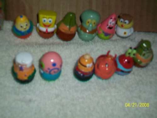SpongeBob Krabby Patty Plus Prize COMPLETE SET OF 12 No Gold # 16 set ...