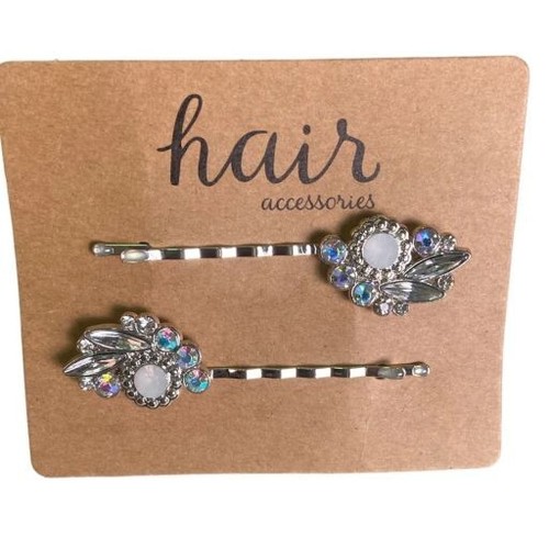 6PK - Rhinestone & Gem Hair Pins | eBay