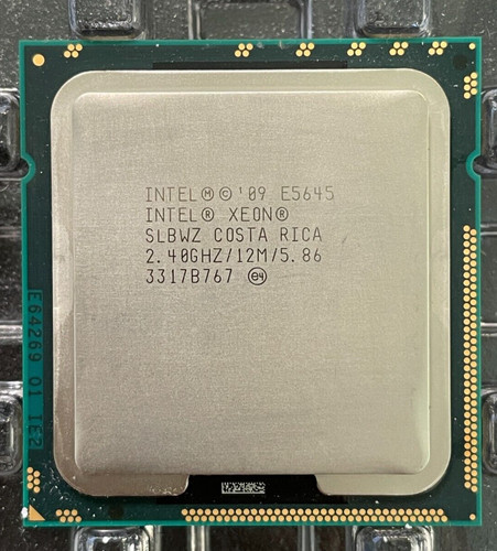 LOT OF 22 Intel Xeon E5645 2.4GHz LGA1366 6 Core CPU SLBWZ Mac Pro Processor | eBay