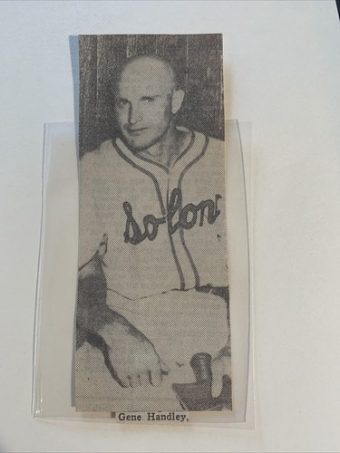 Gene Handley Sacramento Solons Minor Lg. 1942 Sporting News Baseball ...