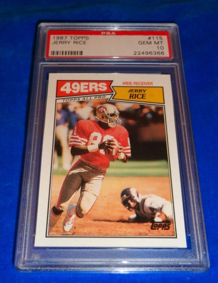 Jerry Rice 1987 Topps #115 Base PSA 10 Price Guide - Sports Card Investor