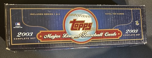 2003 Topps Baseball Set Complete 720 Card Series 1 & 2 | eBay